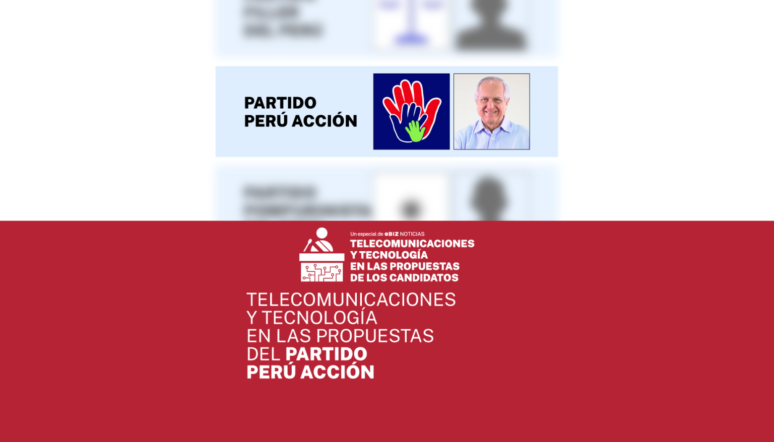Telecomunicaciones y tecnología en las propuestas del partido PERÚ ...